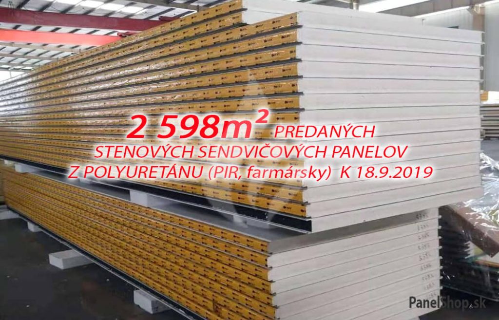 Sendvičový panel s polyuizokyanurátem PIR (farmářský) – stěnový